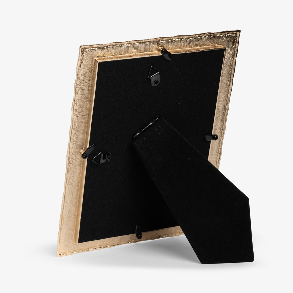 Bamboo Basket Photo Frames (Gold) | Metal Picture Frames