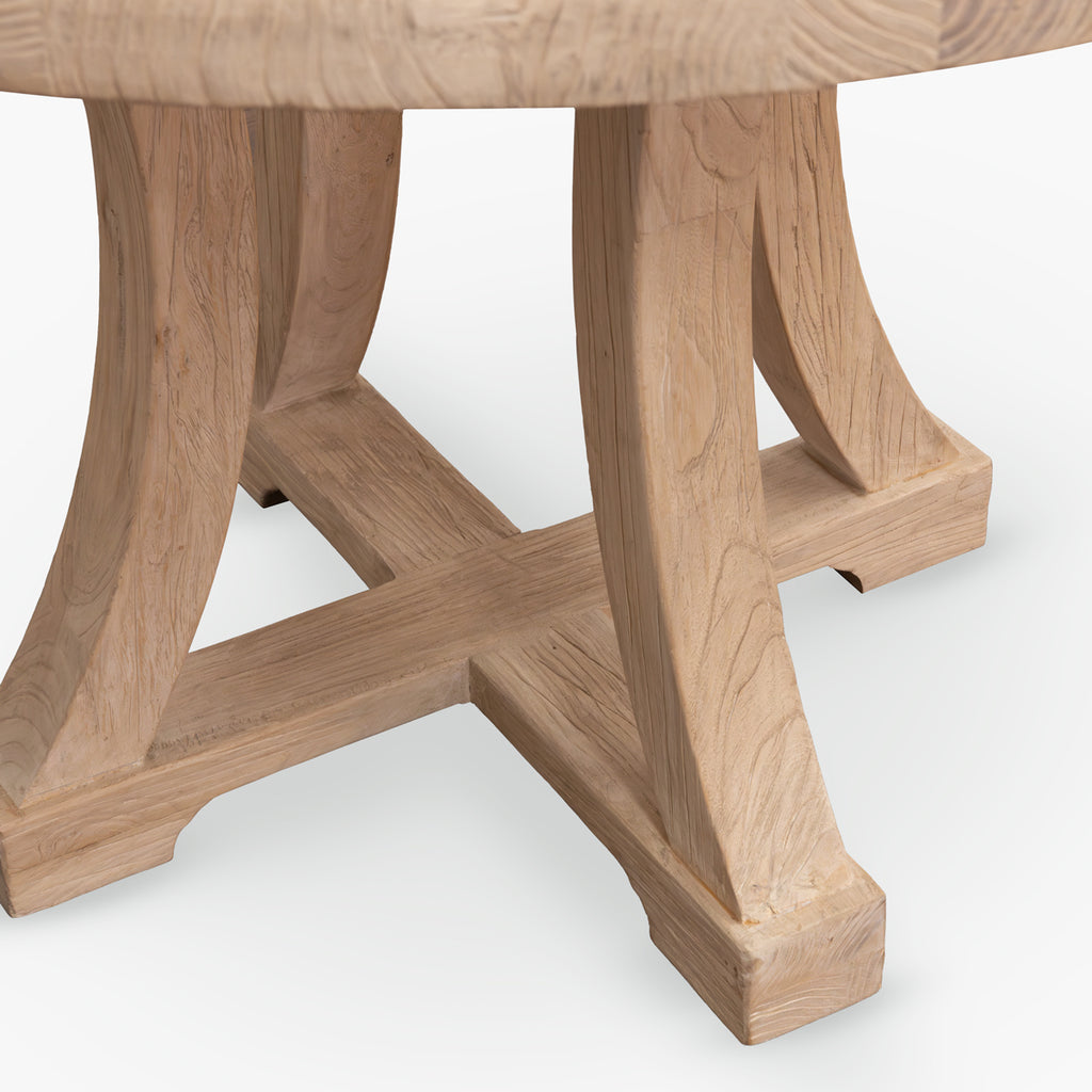 Bohai Dining Table Curved Leg (Round 120cm) | Dining Room Furniture
