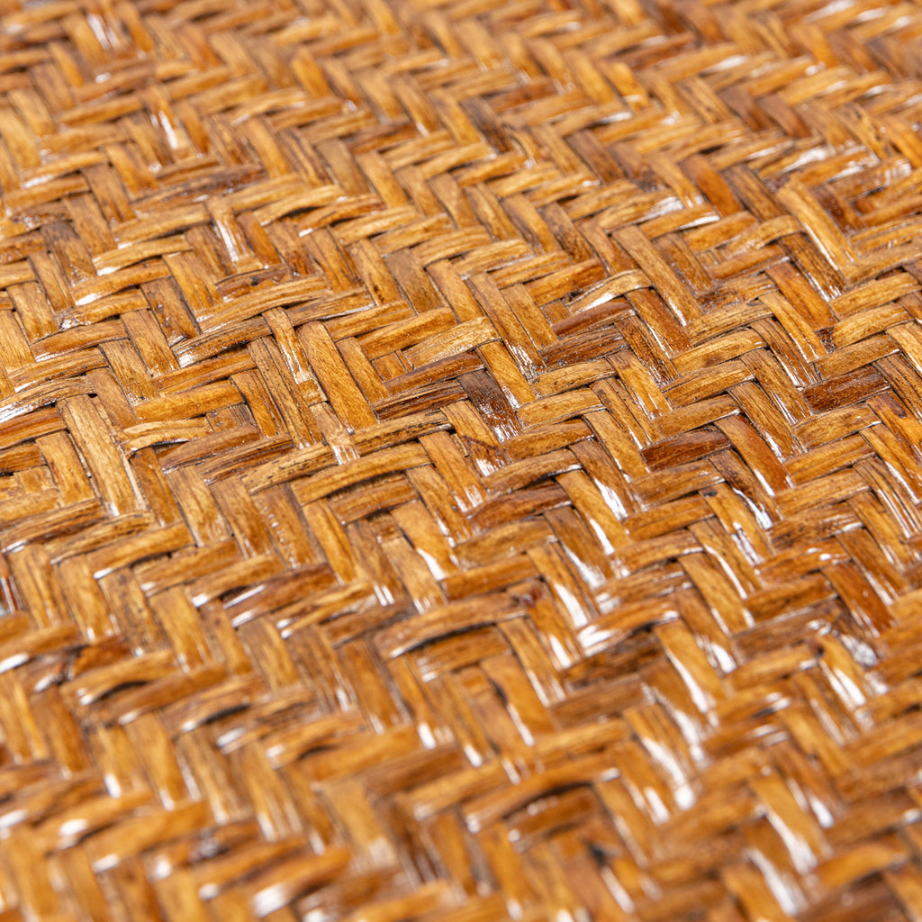 Rattan Round Side Table (Brown) | Bedside Tables & Accent Tables