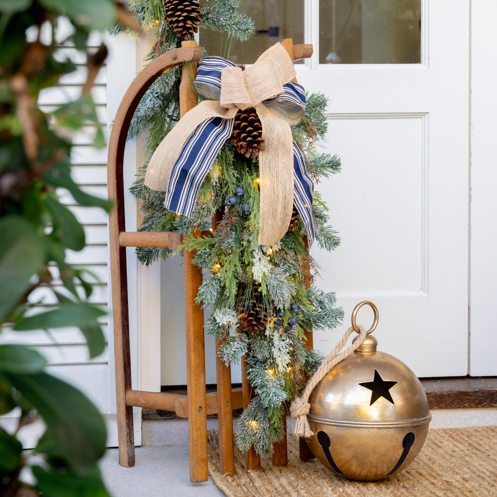 Hampton Blueberry Teardrop (75cm) | Pre-Lit Christmas Decoration