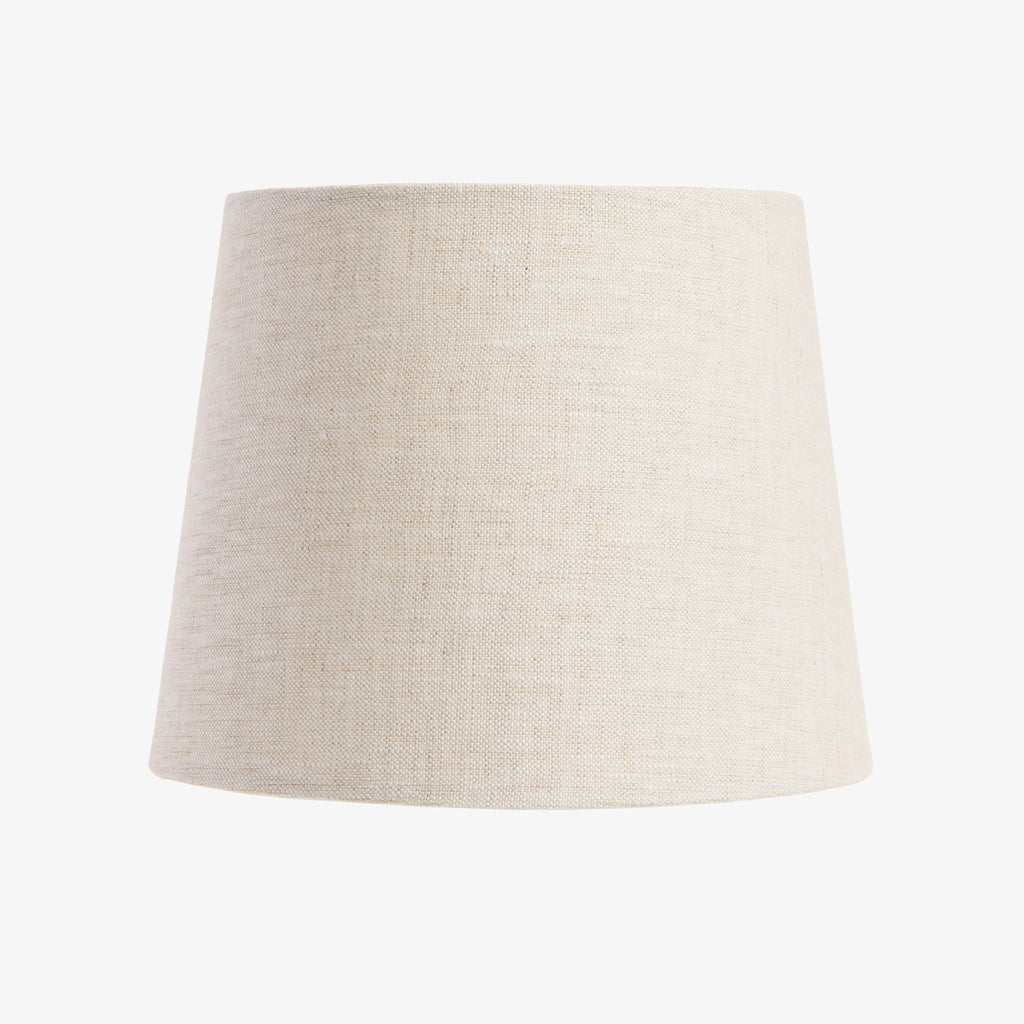 Linen Lamp Shade Oatmeal 20cm | Small Linen Shade
