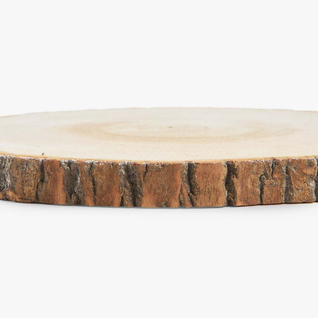 Rustic Poplar Wood Slices | Wedding Table Placemats & Decor Risers
