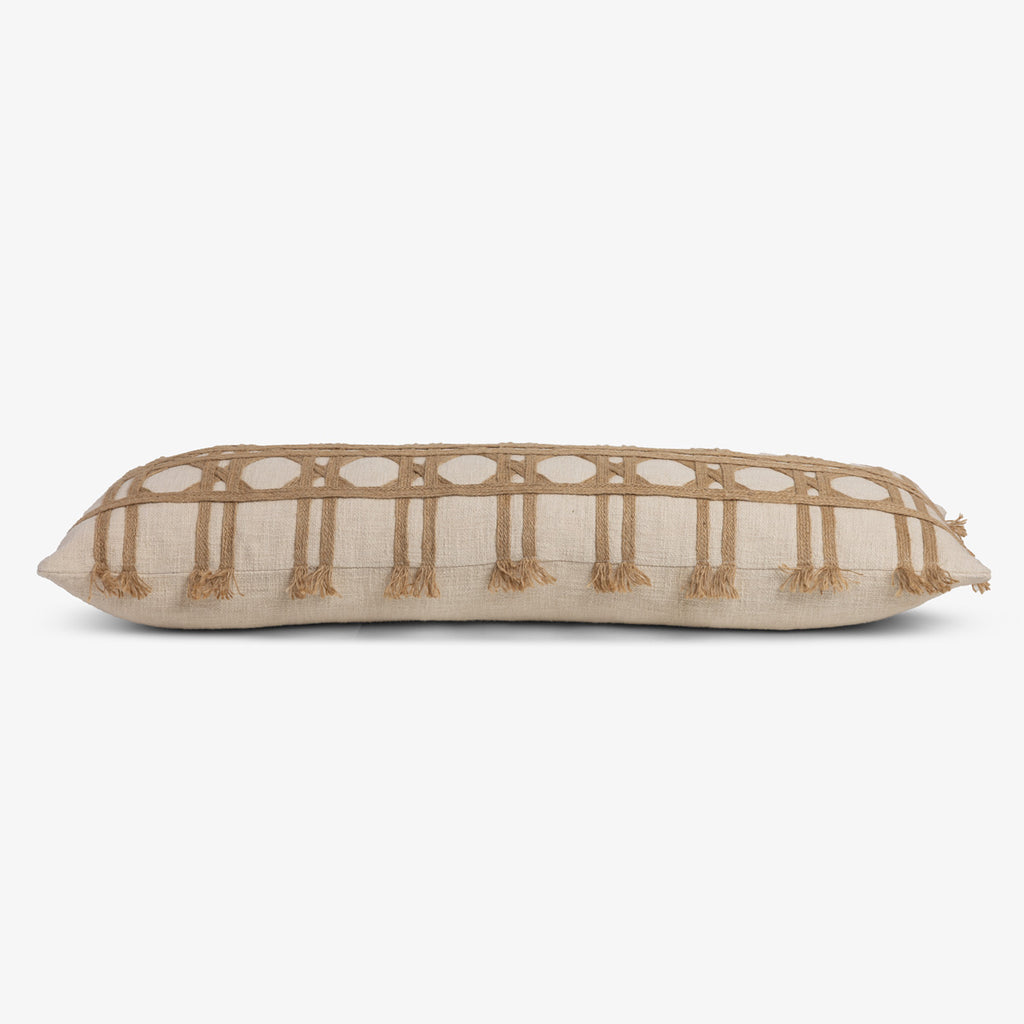Jute Braid Cushion Cover (Long Lumbar) | Accent Cushions