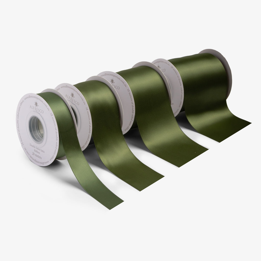 Satin Ribbons Green – Alfresco Emporium