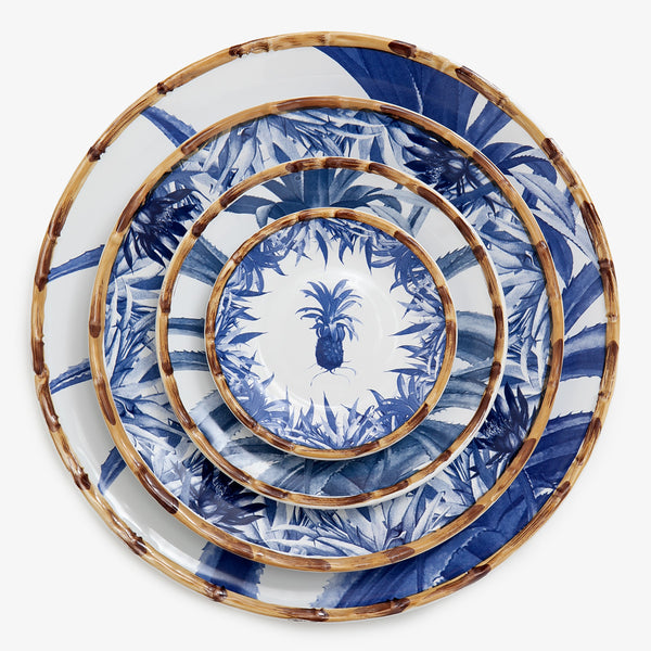 Blue Pineapple Dinnerware | Alfresco Emporium