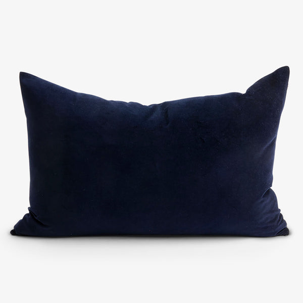 Velvet Cushion Cover (Rectangular Blue) | Cushions